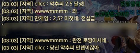 지역챗에서 본 귀여운 채팅 로스트아크 에펨코리아