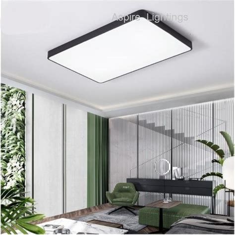 Led Ceiling Light Rectangle Lighting Furniture And Home Living Lighting