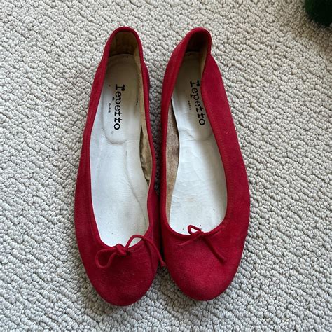 Red Repetto Ballet Flats Size 41 A Tad Small For Depop