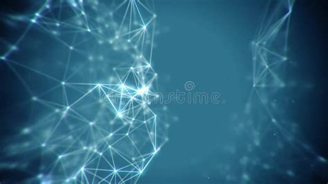 Abstract Connecting Lines And Dots Structure Animation Stock Video Video Of Internet Chemist