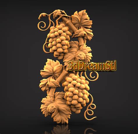 🪵 Vineyard Stl Model Cnc Router Engraver Artcam Aspire Cnc Files