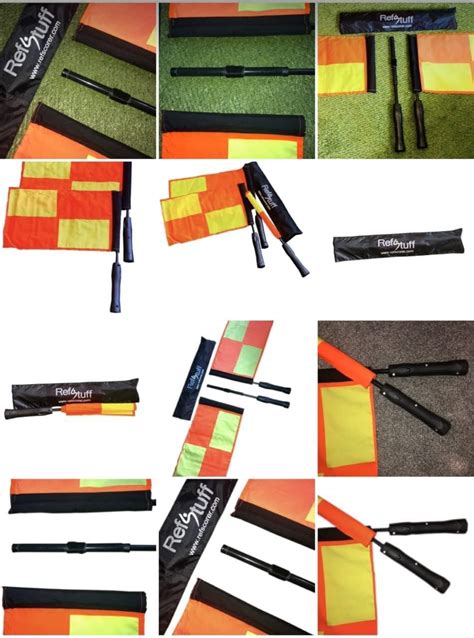 Refstuff Soccer Referee Pro Flags High Quality Assistant Linesman