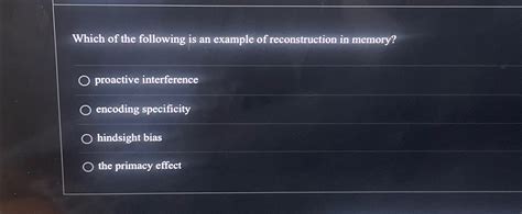 solved which of the following is an example of