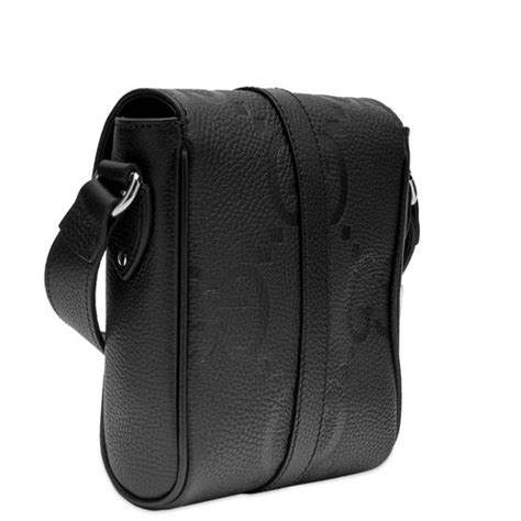 Gucci Jumbo GG Buckle Cross Body Bag Black 760235 AABY0 1000