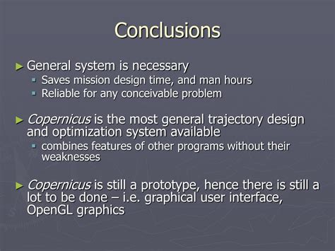 Ppt Copernicus A Generalized Trajectory Design And Optimization