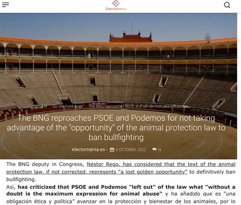 The Bng Reproaches Psoe And Podemos For Not Taking Advantage Of The
