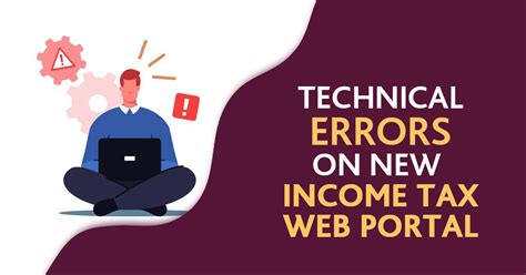 most common technical errors on new itr e filing 2 0 portal
