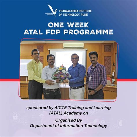 Vishwakarma Institute Of Technology On Linkedin Aicte Training