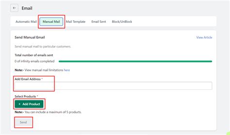 How To Send Manually Email Requests WebContrive
