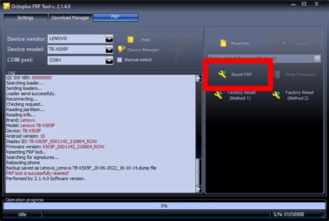 Gsm Forum Lenovo Tab M Tb X F Frp Lock Is Successfully Reseted Done