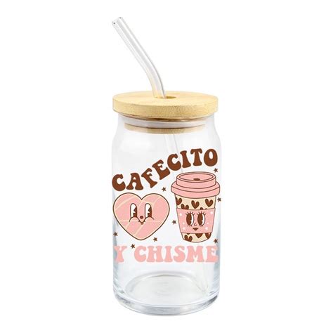 Cafecito Y Chisme Decal Pinkheartcollc