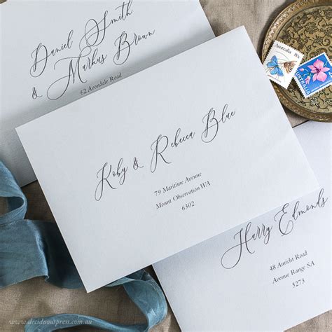 How To Address Your Wedding Invitations Our Guide To Addressing