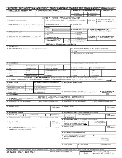 Dd Form 1556 1 Fill Out Sign Online And Download Fillable Pdf