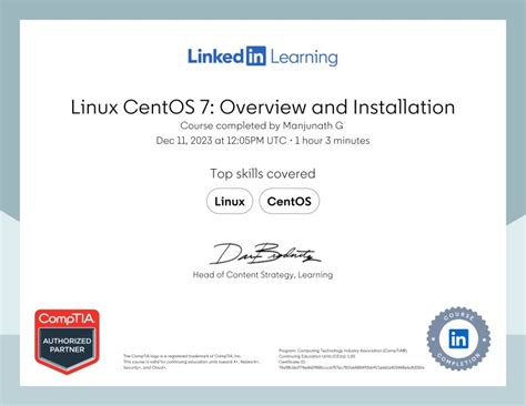Manjunath N On Linkedin Linux Certification Continuouslearning