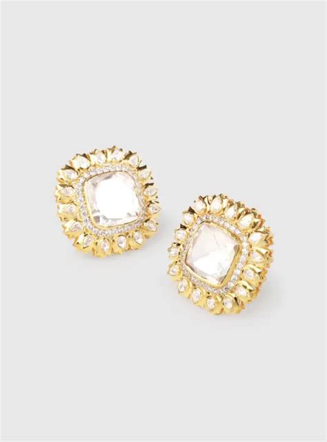 Buy Sterling Silver Square Shaped Studs Online Meermankaa
