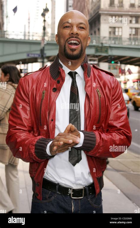 Mar 03 2008 New York Ny Usa Rapper Common Arrives For
