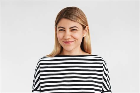 Free Photo Expressive Pretty Woman Posing