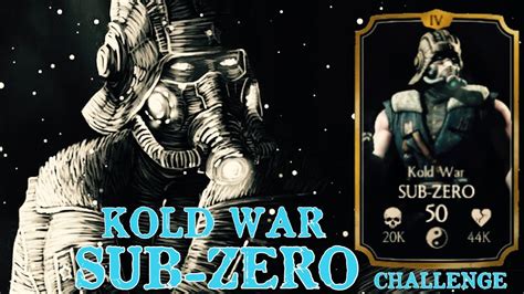 Mortal Kombat X Mobile Kold War Sub Zero Challenge Youtube