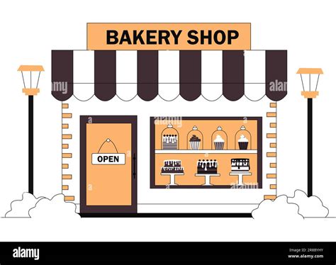 Bakery Shop Building Vector Stock Vector Image And Art Alamy