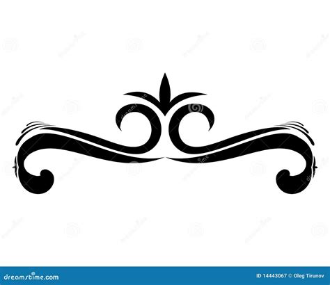 Swirl Element Stock Vector Illustration Of Heraldic 14443067
