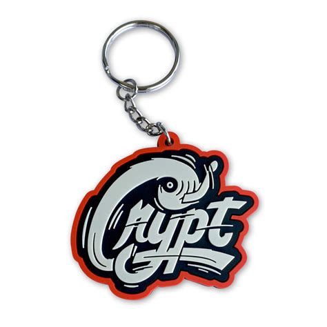 Dj Crypt Logo Keychain