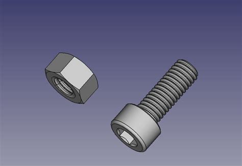 Stl File Screw With Nut M6 X16 🔩 ・3d Printable Model To Download・cults