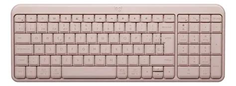 Teclado Logitech Compacto Bluetooth Inalambrrico K250 Rosado Español