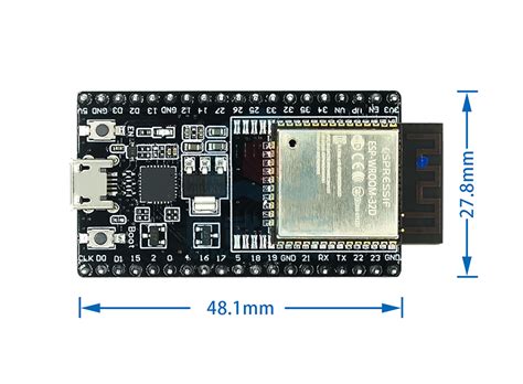 bảng phát triển esp32 devkitc bảng dưới cùng esp32 có thể được trang bị
