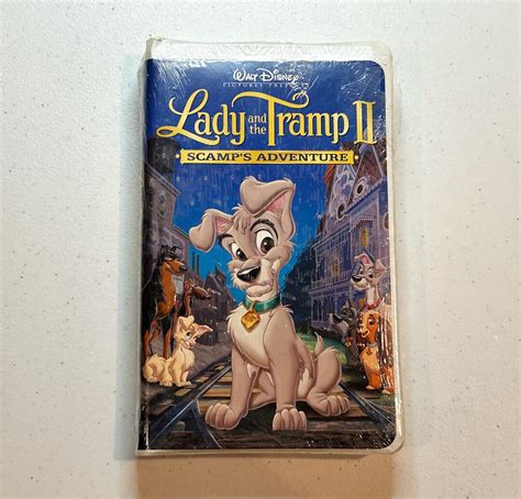 Walt Disneys Lady And The Tramp 2 Scamps Adventure 2001 Vhs Brand New