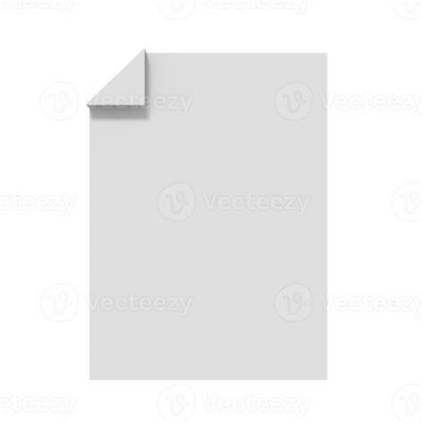 3d Icon Of Blank Document 24169572 Png