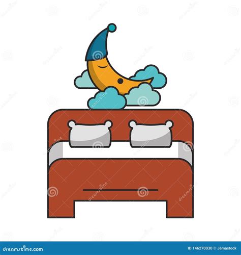 Bandes Dessin Es De Sommeil Et De Repos Illustration De Vecteur