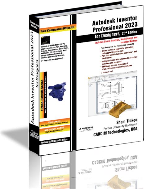 Autodesk Inventor Professional 2023 For Designers Book By Prof Sham