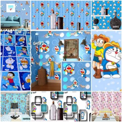 Wallpaper Dinding Doraemon Stiker Dinding Doraemon Walpaper Dinding Doraemon Wallpaper Doraemon