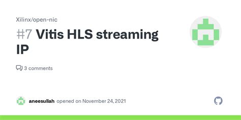 Vitis Hls Streaming Ip Issue Xilinx Open Nic Github