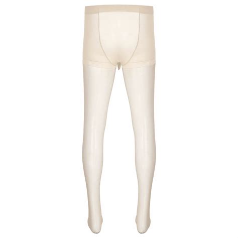 Sexy Men Sheer See Through Pantyhose Penis Sheath Pouch Tight Underwear