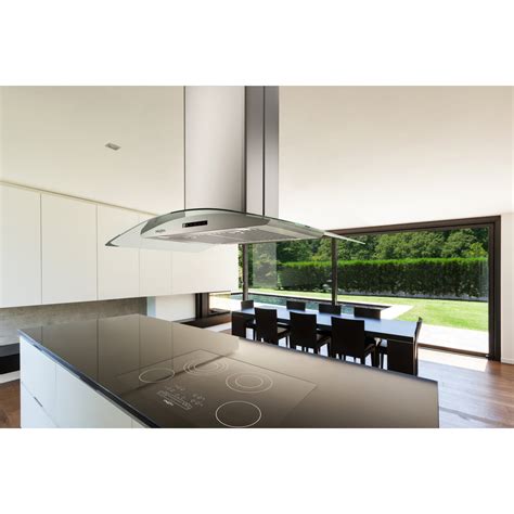 Ancona Elite Igce636 Glass Canopy Island Mount Range Hood And Reviews