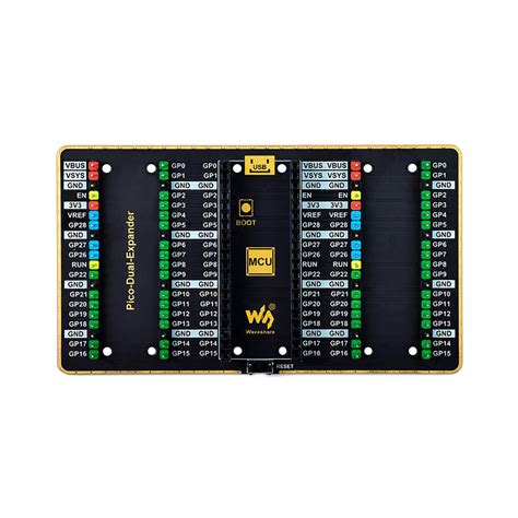 Dual Expander Raspberry Pi Pico Microbot México