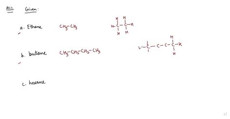 Solved For Each Of The Following Simple Hydrocarbons Draw Conformation