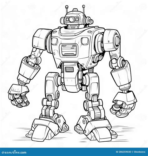 Exploration Robot Coloring Page Free Printable Robot Coloring Pages