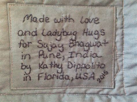 Made With Love And Ladybug Hugs