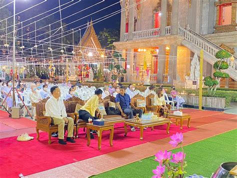 วัดสุทธิวราราม ภาพกิจกรรมสวดมนต์ข้ามปี 66 วัดสุทธิวราราม