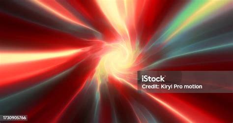빨간 하이퍼터널 회전 속도 공간 터널은 뒤틀린 소용돌이 치는 에너지 마법의 빛나는 빛 선으로 추상적인 배경을 만든다 태양광선에 대한 스톡 사진 및 기타 이미지 Istock