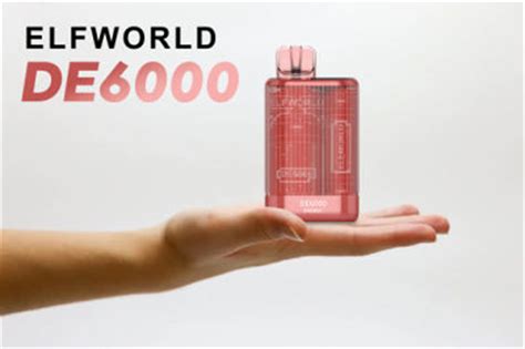 Disposable Vape 6000 Puffs Elf World 13 5ml Mesh Coil Device With