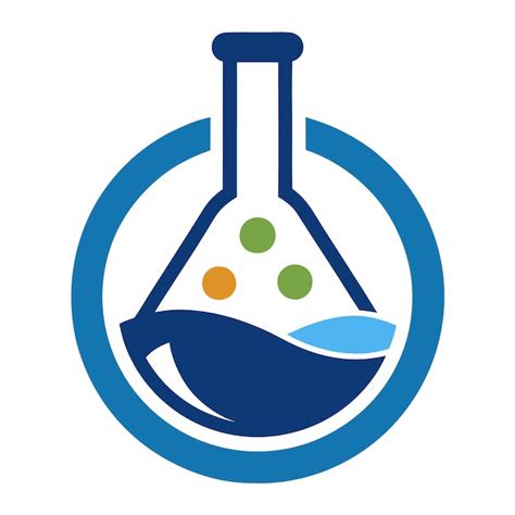Vector de diseño de logotipo de color de laboratorio de ciencias Vector Premium generado con IA