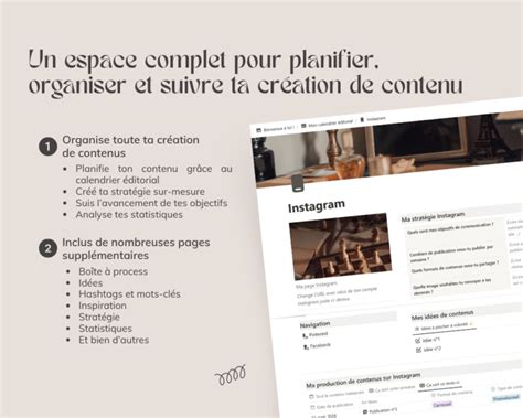 Template Notion Calendrier Éditorial
