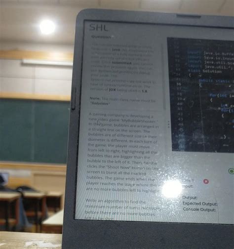 Solved Shl Question Java Submitted A Think The Note The