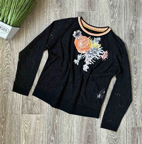 Кофта гіпюр кружево преміум бренду Marc Cain розмір M S — ціна 950 грн