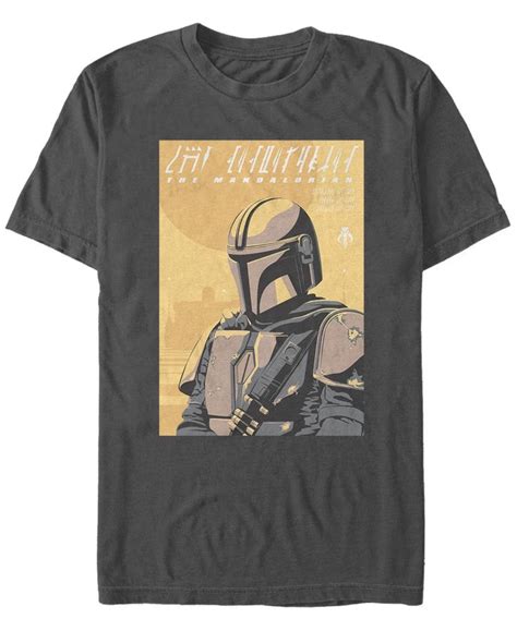 Fifth Sun Star Wars Mens Mandalorian Artsy Poster T Shirt Macys