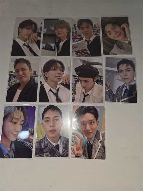 Wts Seventeen Official Pob Carat Photocard Wonwoo Jeonghan Woozi Scoups