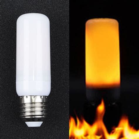Led Burning Flicker Light Bulb Usb Flame Effect Fi Grandado